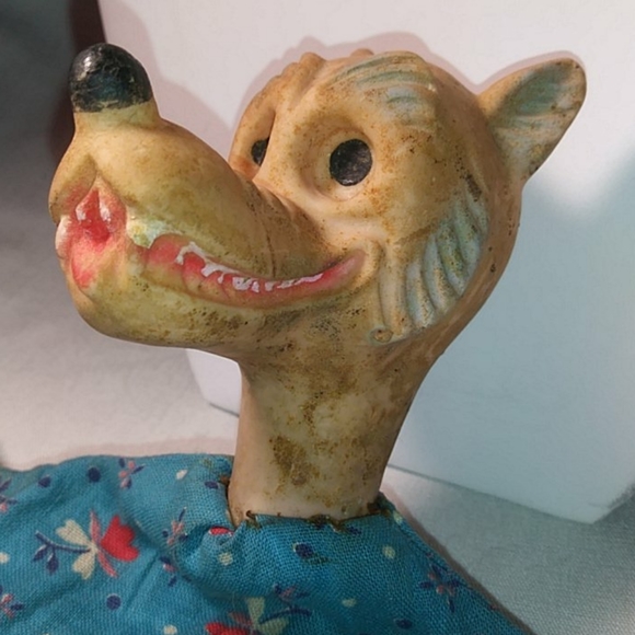 Vintage Wolf Hand Puppet | Toys | Vintage Big Bad Wolf Hand Puppet ...